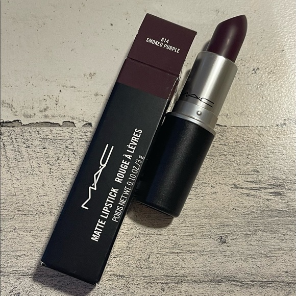 MAC Cosmetics | Makeup | Rare Mac Smoked Purple Matte Lipstick Lip Care ...